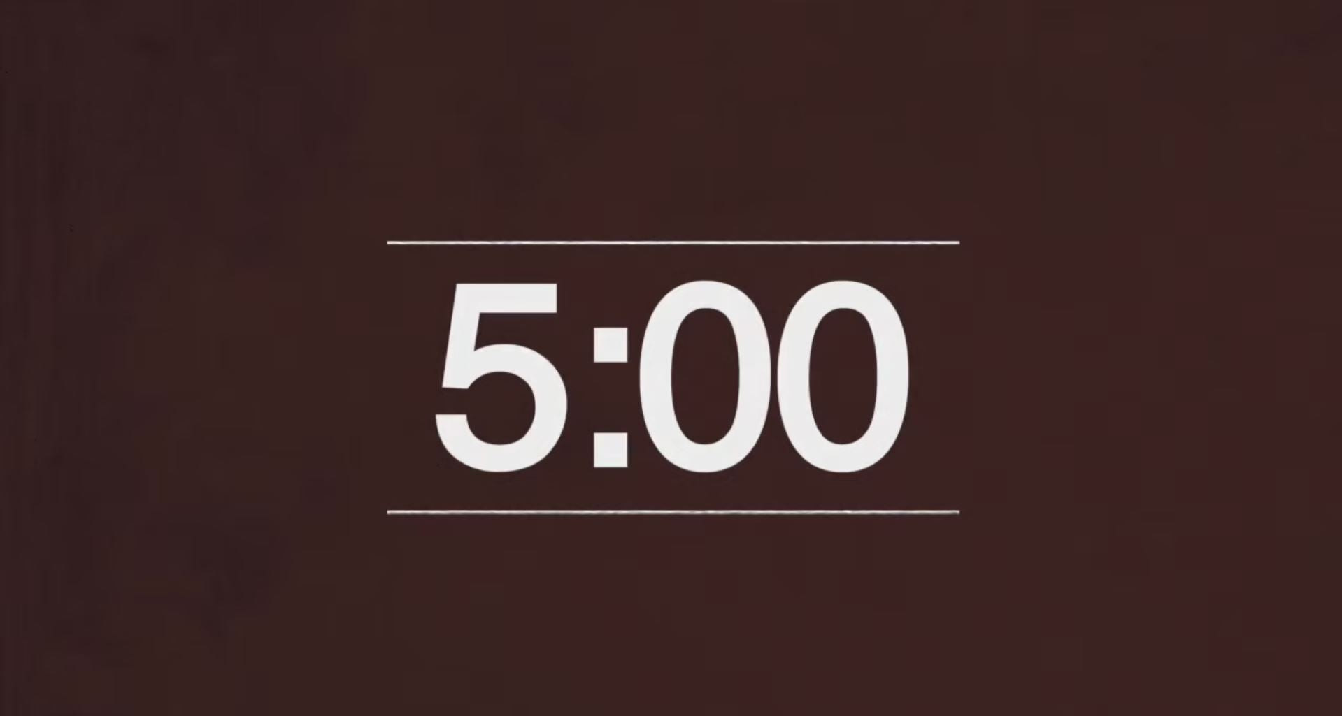 Brown Background Countdown Video – Ministry Pass