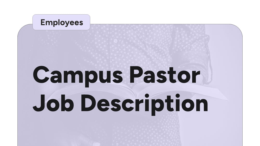 Campus Pastor Job Description – Ministry Pass
