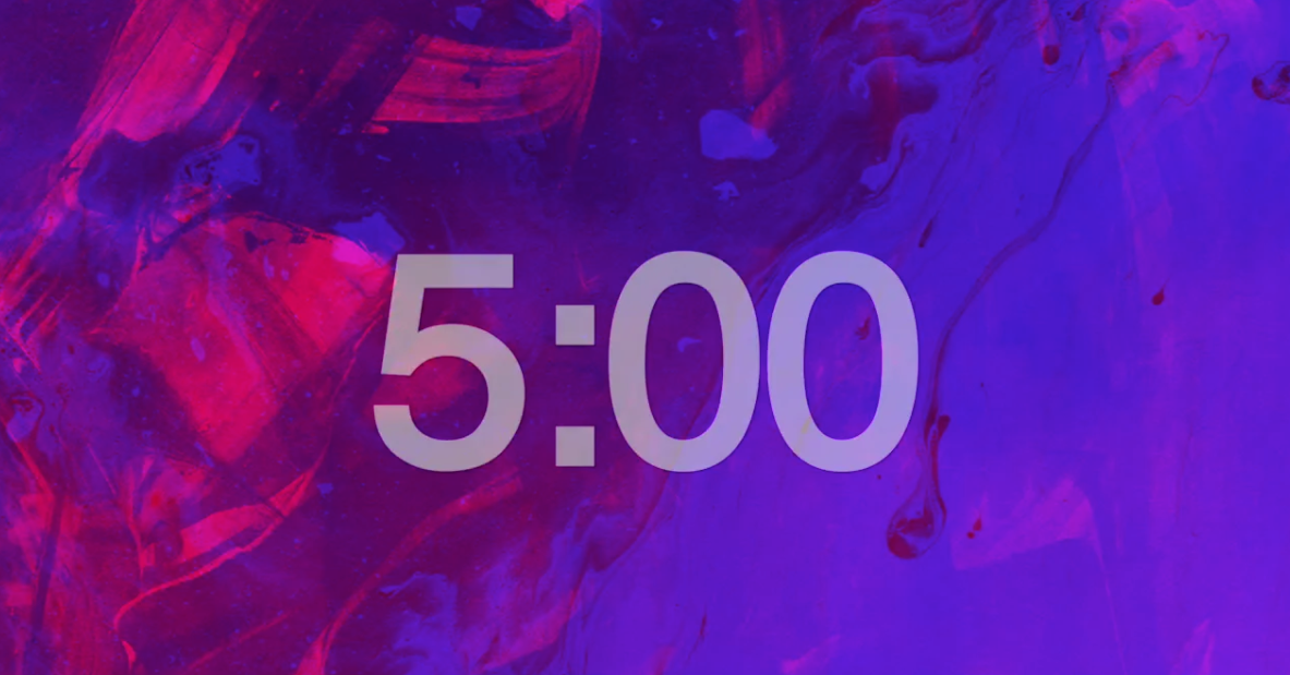Colorful Brushstrokes Countdown Video – Ministry Pass