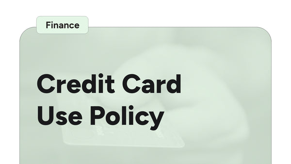 Credit Card Use Policy – Ministry Pass