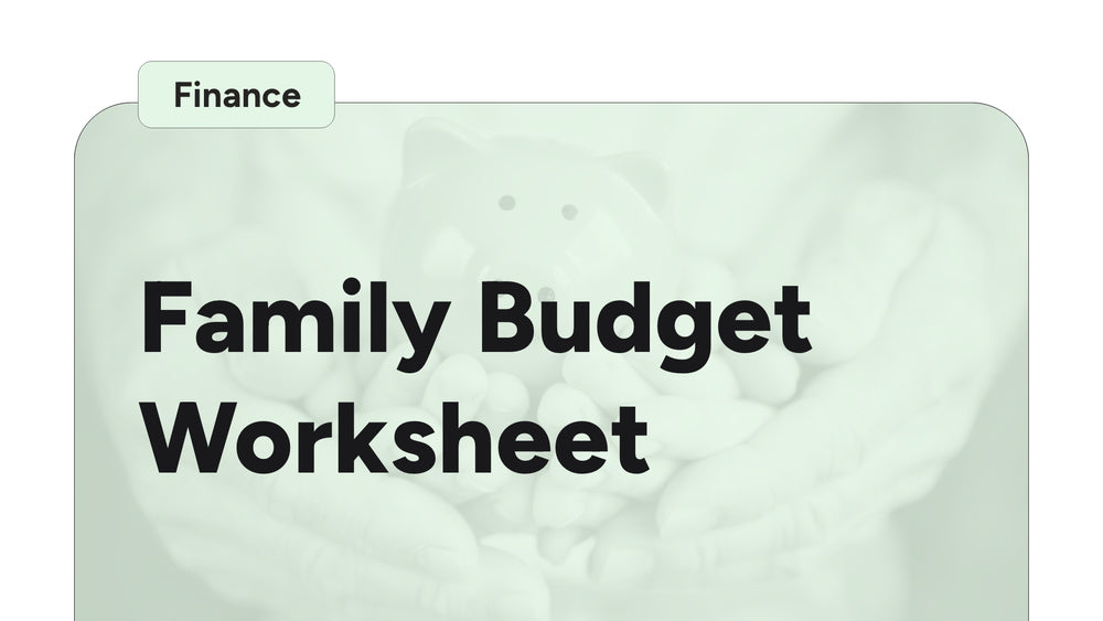 Family Budget Worksheet – Ministry Pass