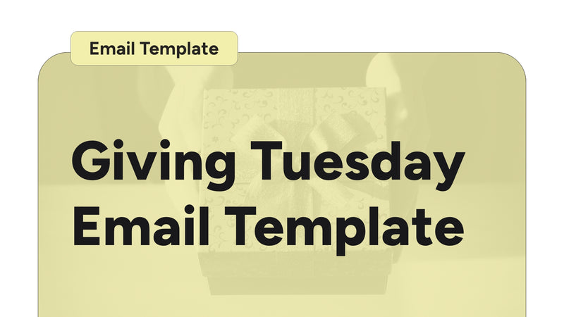 Giving Tuesday Email Template – Ministry Pass