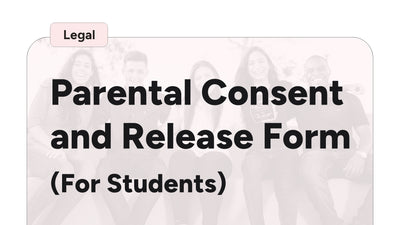 Parental Consent and Release Form (For Students) – Ministry Pass