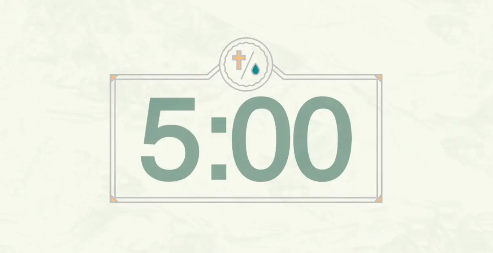 Pastel Yellow Countdown Video – Ministry Pass