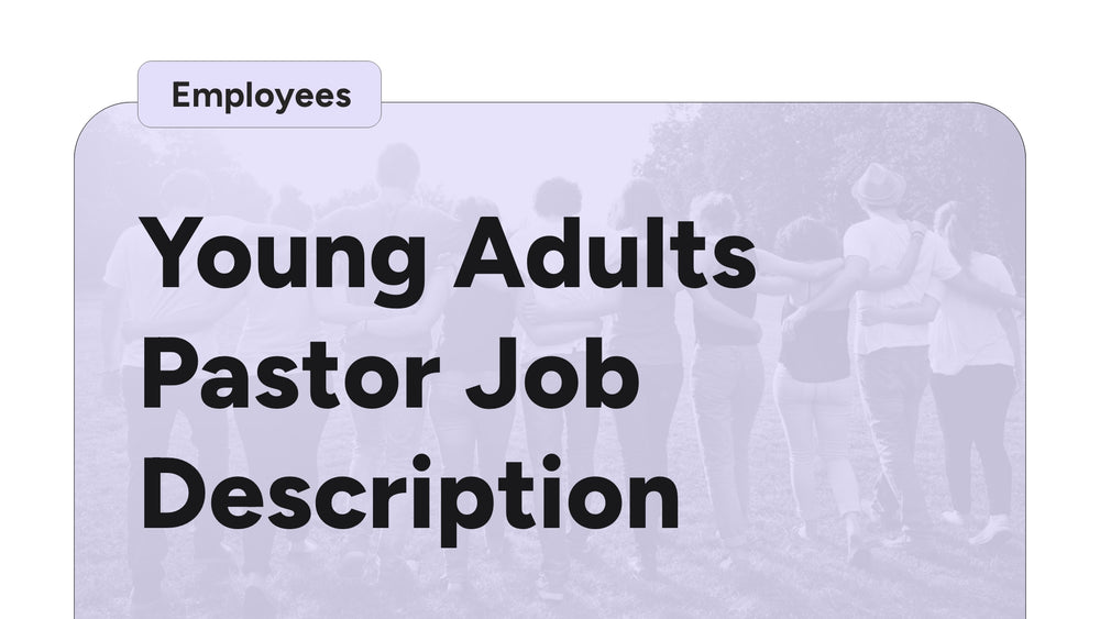 Young Adults Pastor Job Description – Ministry Pass